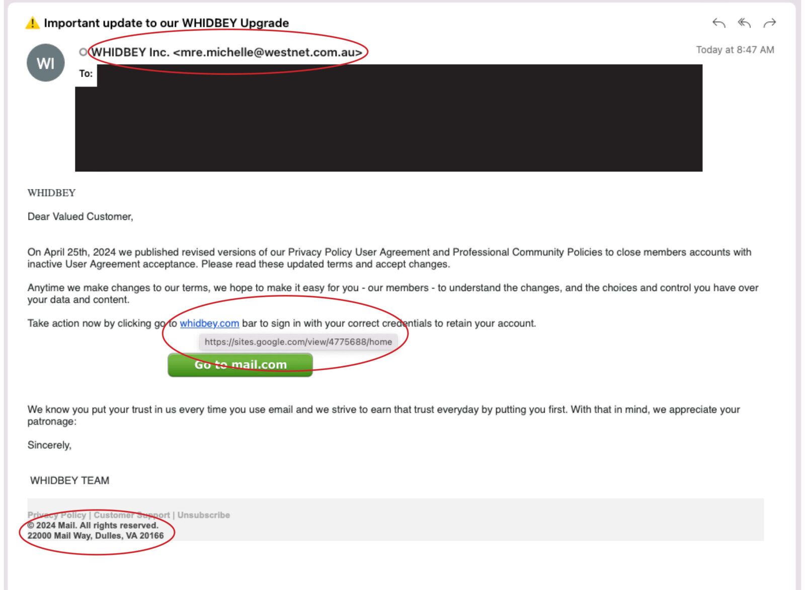 How to Recognize and Avoid Spam and Phishing Emails | Whidbey Telecom